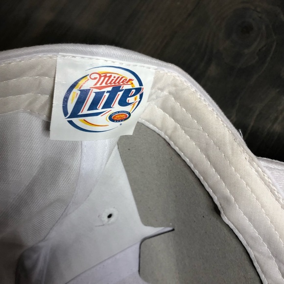 Miller Lite | Accessories | Miller Lite White Baseball Cap Hat ...
